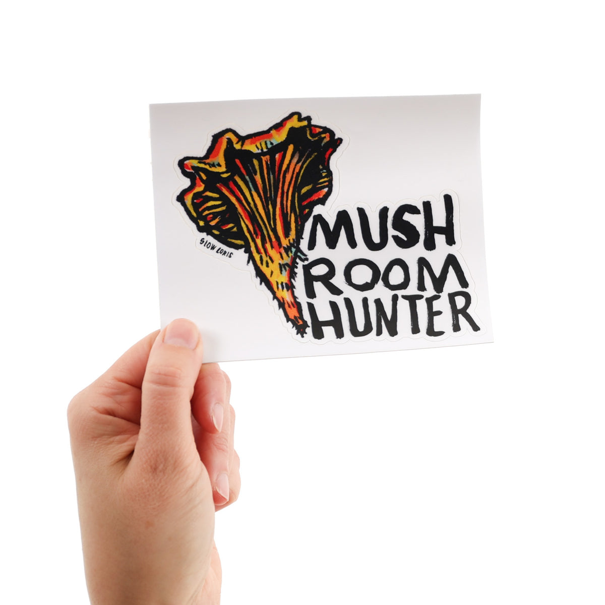 Mushroom Hunter Sticker – Slow Loris